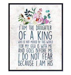 religious wall decor – 8×10 inspirational quote – bible verse wall art – christian scripture print – wall decor for bedroom, girls room – daughter gifts – gift for women