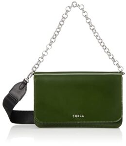 furla splendida small shoulder bag edera/nero one size