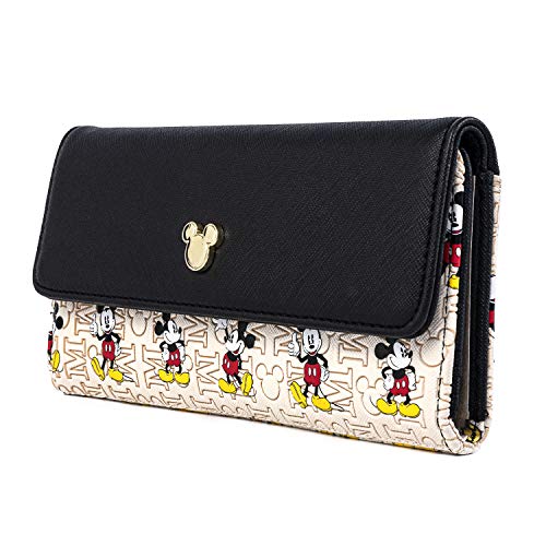 Loungefly Disney Mickey Mouse Hardware Faux Leather Wallet