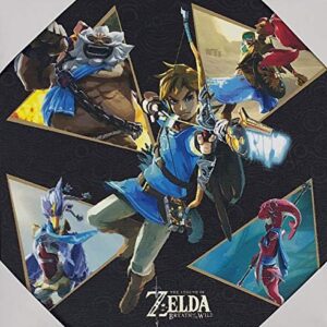 Prolific Art Galleries The Legend of Zelda Canvas Print Poster Wall Art Decor (6x6 inch) - Link with The Four Champions of Hyrule - Daruk,Mipha,Revali and Urbosa