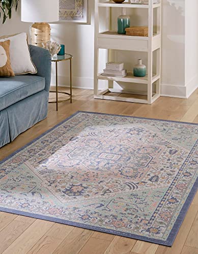 Unique Loom Whitney Collection Traditional Geometric Multi Area Rug (9' 0 x 12' 0)