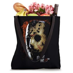 Friday the 13th Mask Of Death Tote Bag