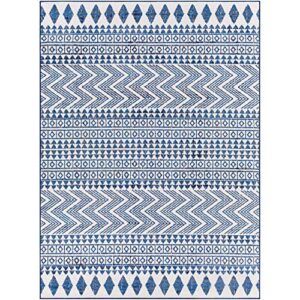 Artistic Weavers Bohemian Moroccan Calliope Area Rug, 5 ft 3 in x 7 ft, Navy