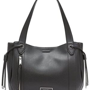 Calvin Klein Leah Tote, Black/Silver