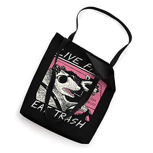 Live Fast! Eat Trash! Tote Bag