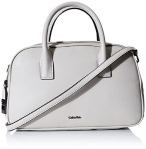 calvin klein modern essentials organizational satchel, fawn