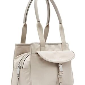 Calvin Klein Shay Triple Compartment Satchel, Fawn