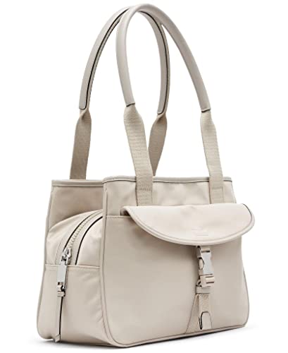 Calvin Klein Shay Triple Compartment Satchel, Fawn