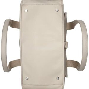 Calvin Klein Shay Triple Compartment Satchel, Fawn