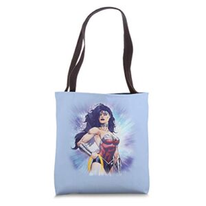 wonder woman warrior tote bag