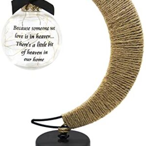 Mayamila Sympathy Gifts Memorial Moon Lamp Gifts in Memory of Loved One Bereavement Gifts Remembrance Gifts Condolence Gifts for Loss of Mother, Loss of Father