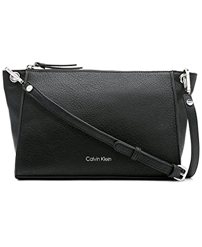 Calvin Klein Reyna Crossbody, Black/Silver