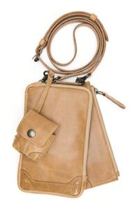 frye womens melissa 3-in-1 crossbody bag, beige, one size us