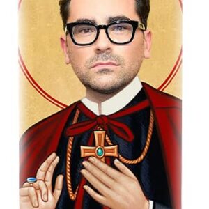 Dan Levy Celebrity Prayer Candle - Funny Saint Candle - Prayer Pop Culture Votive - 100% Handmade in USA - Funny Celeb Novelty Actor TV Show Gift