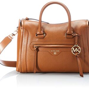 Michael Kors Carine Medium Pebbled Leather Satchel