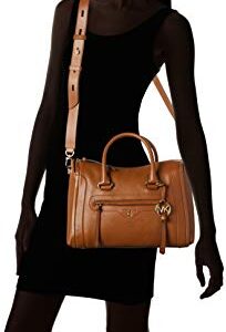 Michael Kors Carine Medium Pebbled Leather Satchel