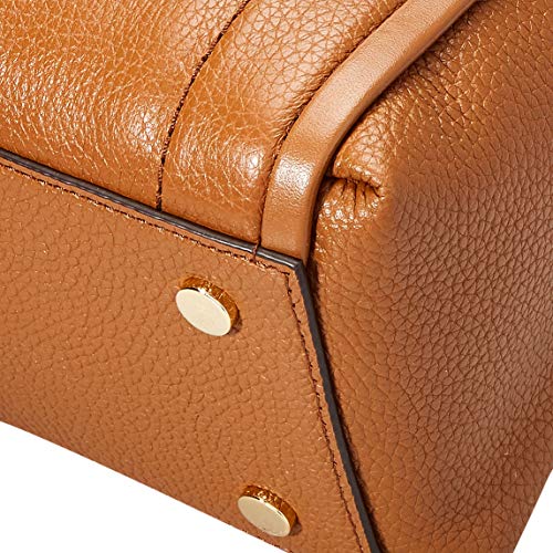 Michael Kors Carine Medium Pebbled Leather Satchel