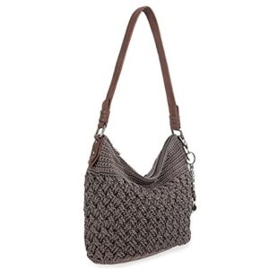 The Sak Sequoia Small Crochet Hobo, Mushroom