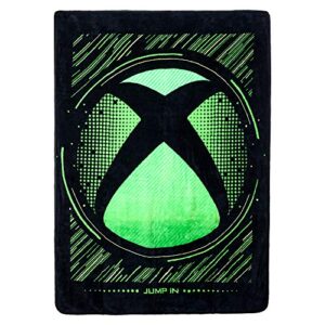 bioworld x-box fleece throw blanket