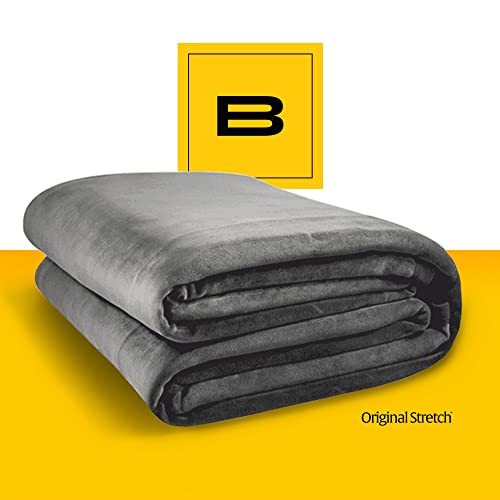 Big Blanket Co® Original Stretch™ Light Grey | Extra Large Blanket | 100 Square Feet | Soft, Giant Blanket That Fits The Whole Family | The Biggest, Best Blanket of 2023