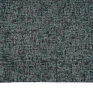 LOOMINAIRE Handmade Carpet Nomad Midnight Blue Wool Natural Fiber Easy Maintenance Rug for Living Room Bed Room Family Room Floors (8' x 10')