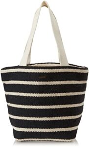 billabong women’s 100% cotton totally rad tote bag, black, one