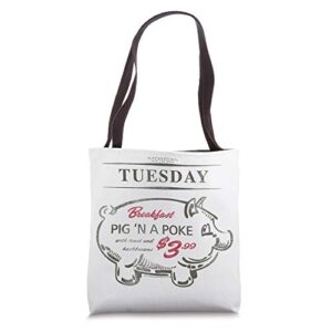 supernatural pig ‘n a poke tote bag