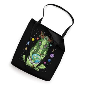 Gaia Greek Goddess Pagan Mother Earth Hippie Nature Witchy Tote Bag