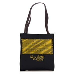 willy wonka and the chocolate factory the golden ticket tote bag