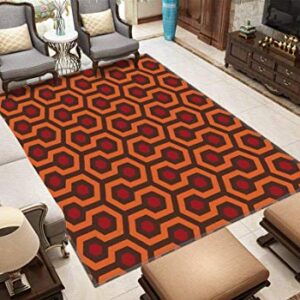 Redrum Overlook Hotel Carpet Stephen King's The Shining Area Rugs Non-Slip Floor Mat Doormats Home Runner Rug Carpet for Bedroom Indoor Outdoor Kids Play Mat Nursery Throw Rugs Yoga Mat