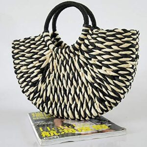 QZUnique Women's Summer Straw Tote Bag Without Lining Handbag Handwoven Shoulder Bag Hobo Purse