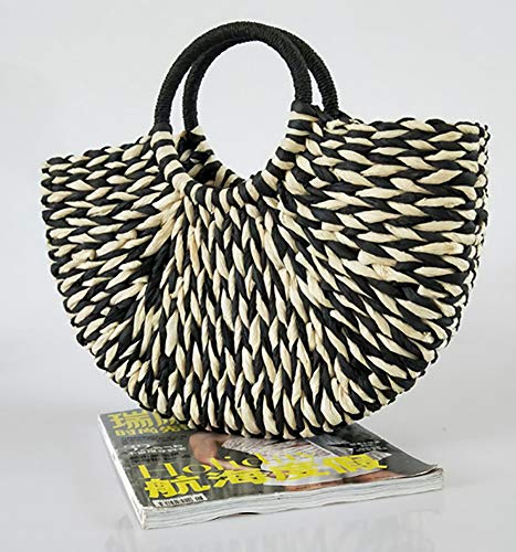 QZUnique Women's Summer Straw Tote Bag Without Lining Handbag Handwoven Shoulder Bag Hobo Purse