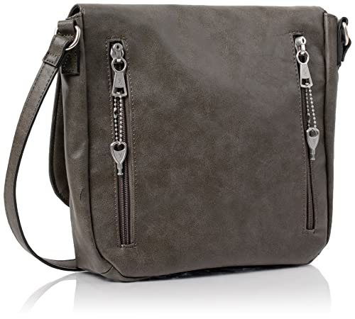 Browning Women's Concealed Carry Purse, Premium Holstered With Safety Locking Option Handbag, Sierra (Charcoal), One Size US