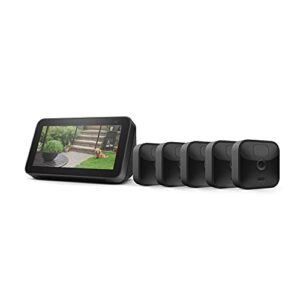 blink outdoor (3rd gen) – 5 camera system bundle with echo show 5 (2nd gen)