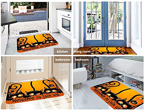 JEOCODY Merry Christmas Slogan and Snowflake Decorative Rug Garden/Kitchen/Bedroom Carpet for Home Decoration