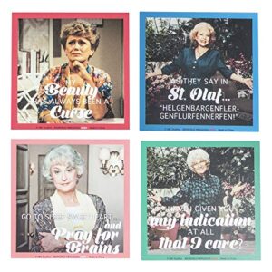 golden girls coaster set of 4