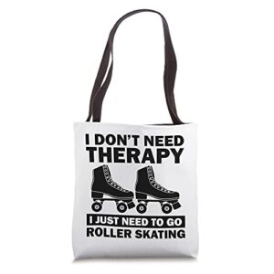 cool roller skating for men women roller derby inline skate tote bag