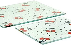 Kate Spade Vintage Cherry Dot 2-Piece Prep Board Set, 4.65 LB, Multi