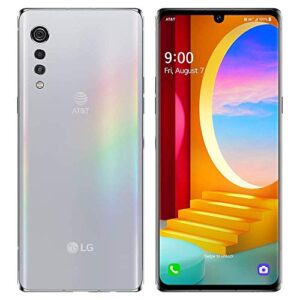 lg velvet 5g g900um 128gb at&t gsm unlocked phone 6.8 inches – no cdma (silver) (renewed), (velvet (5g) 128gb lmg900tm)