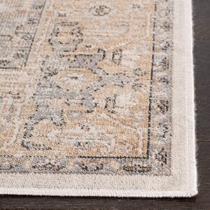 Safavieh Atlas Collection 7'10" x 10' Camel/Stone ATL976C Vintage Oriental Distressed Viscose Area Rug