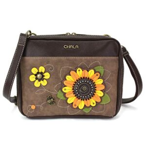 chala wallet companion organizer xbody – -sunflower-brown