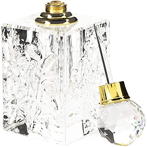 Crystal Perfume Bottle Set, Vintage Style (2 Pack)