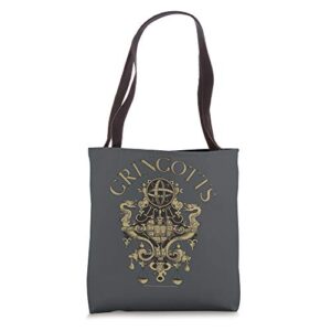 harry potter gringotts wizarding bank logo tote bag