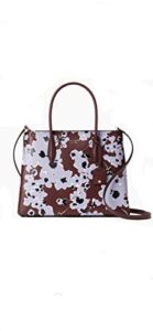 kate spade eva floral bouquet medium top zip satchel