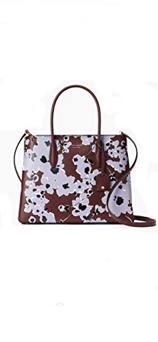 Kate Spade eva floral bouquet medium top zip satchel