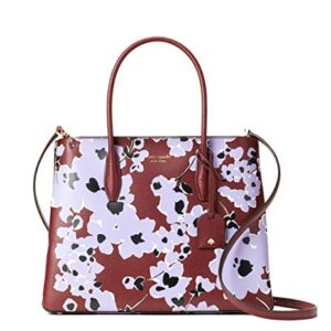 Kate Spade eva floral bouquet medium top zip satchel