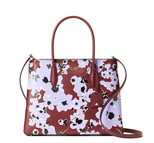 Kate Spade eva floral bouquet medium top zip satchel