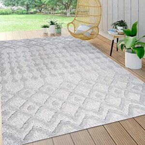 jonathan y ibz103c-3 peralta moroccan diamond indoor outdoor area-rug bohemian geometric easy-cleaning bedroom kitchen backyard patio porch non shedding, 3 x 5, light gray