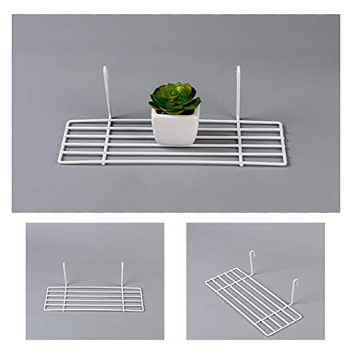 BESPORTBLE Hanging Straight Shelf for Grid Wall Panel, 10 x 4 x 3In White