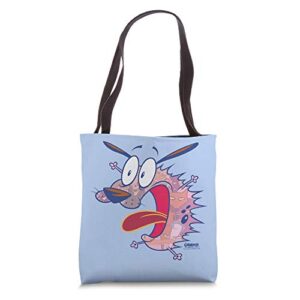 courage the cowardly dog evil inside tote bag